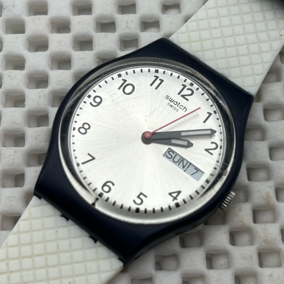 Swatch | Accessories | Swatch Watch Gn72 White Delight | Poshmark